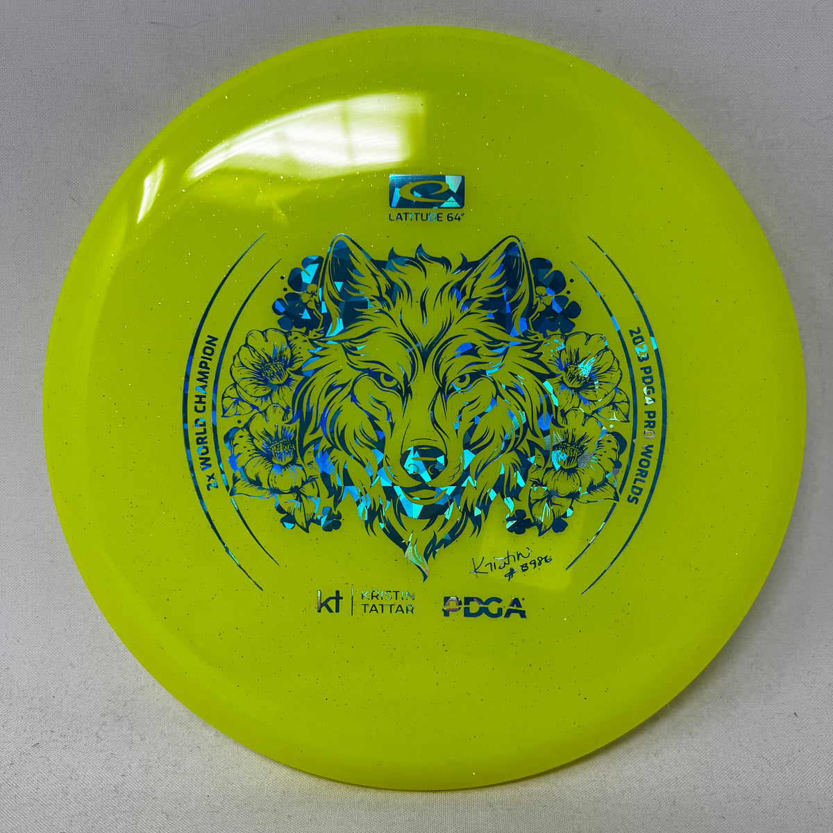 Kristin Tattar 2x World Champion Pure | Foundation Disc Golf