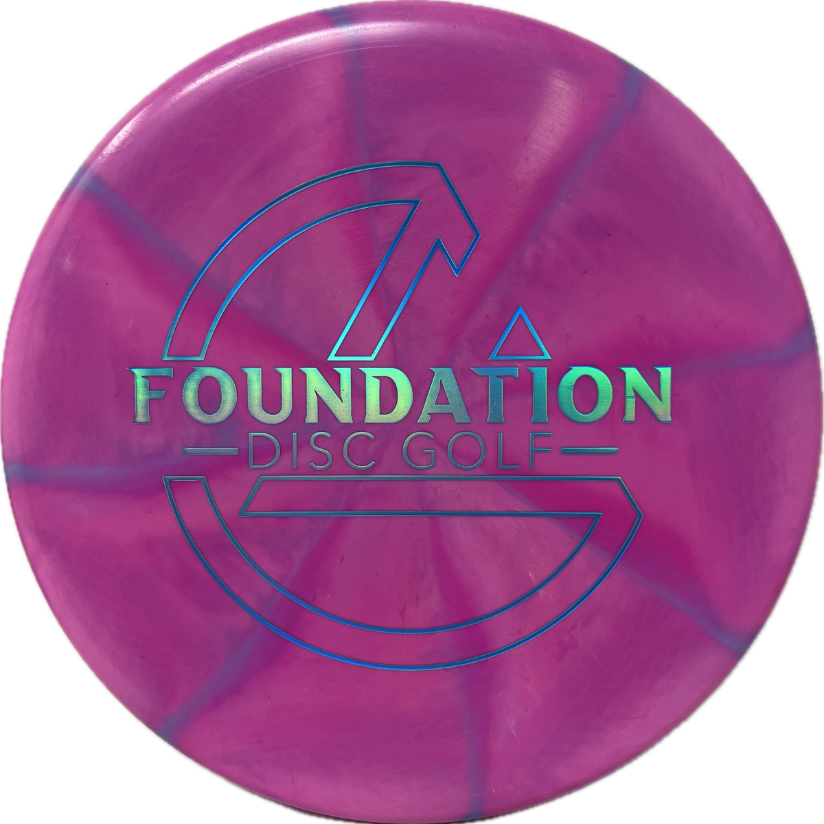 FDG Custom Stamped X Swirl Zone | Foundation Disc Golf