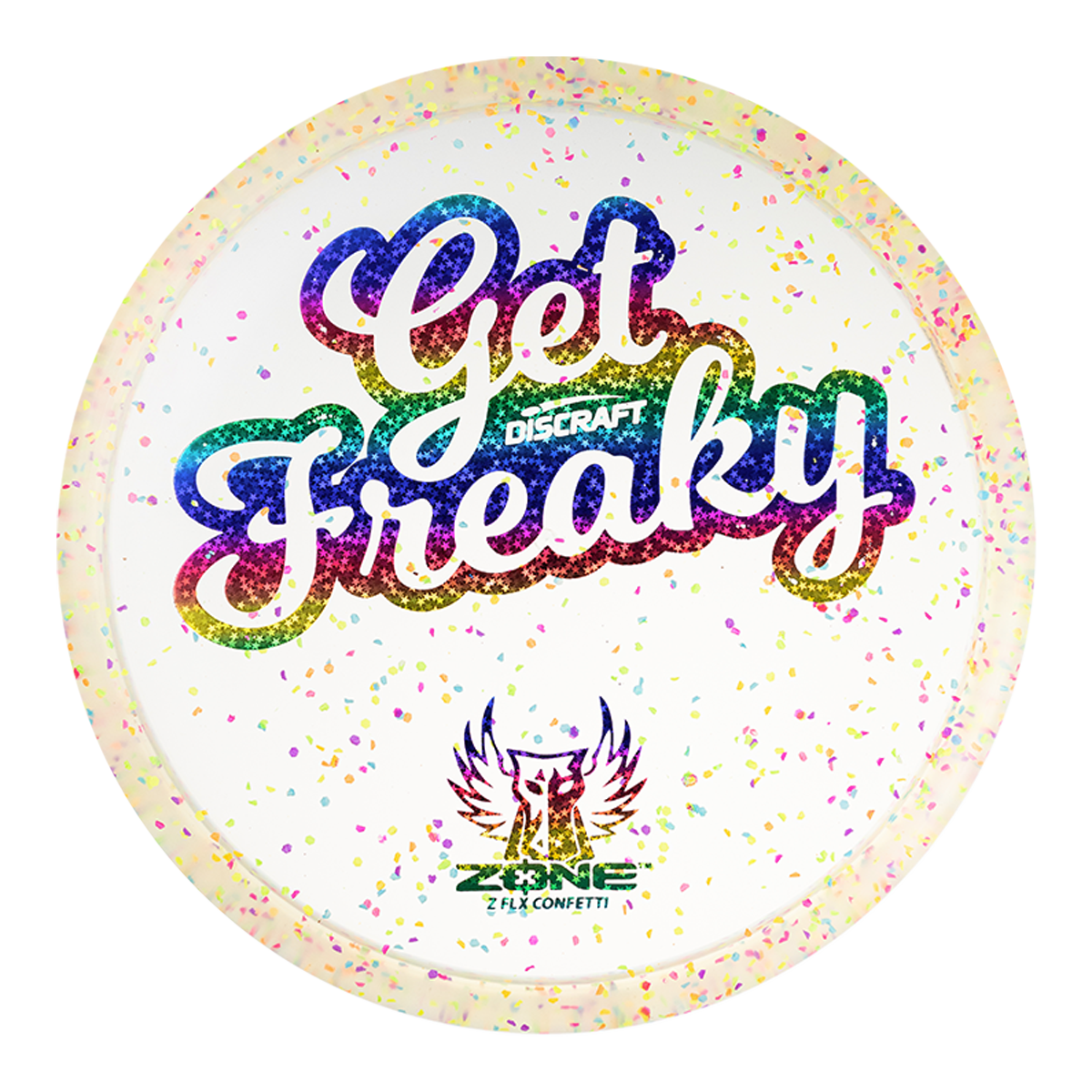 Get Freaky Z FLX Confetti Zone – Foundation Disc Golf